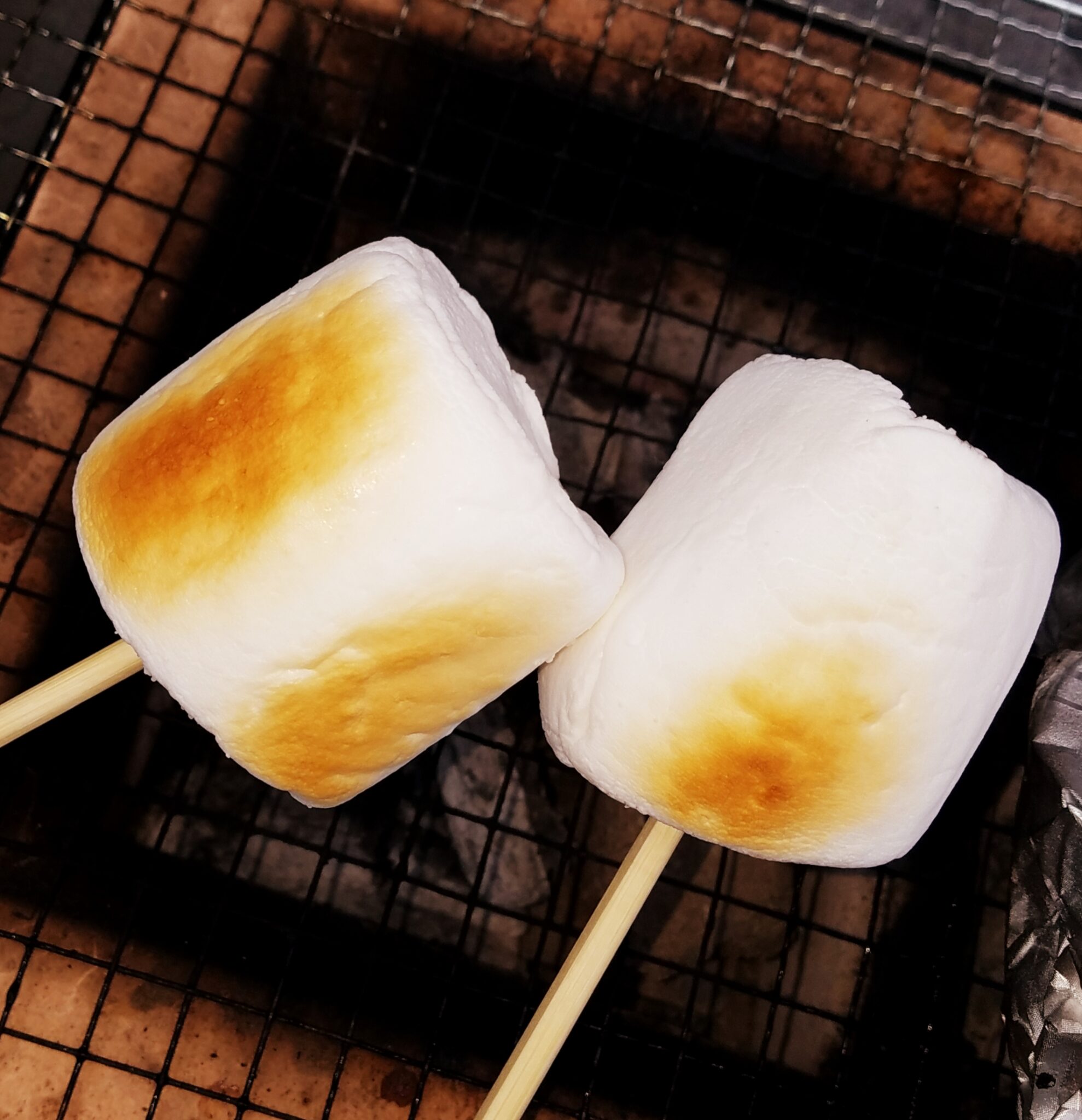 バーベキュー,マシュマロ